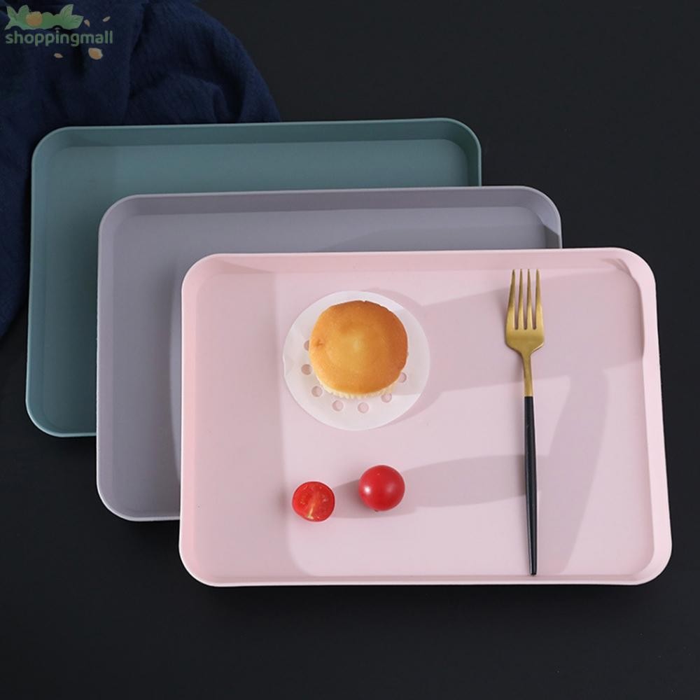 Food Plate Rectangle Restaurant Serving Snack Trays ABS Cafe Fast Food ...