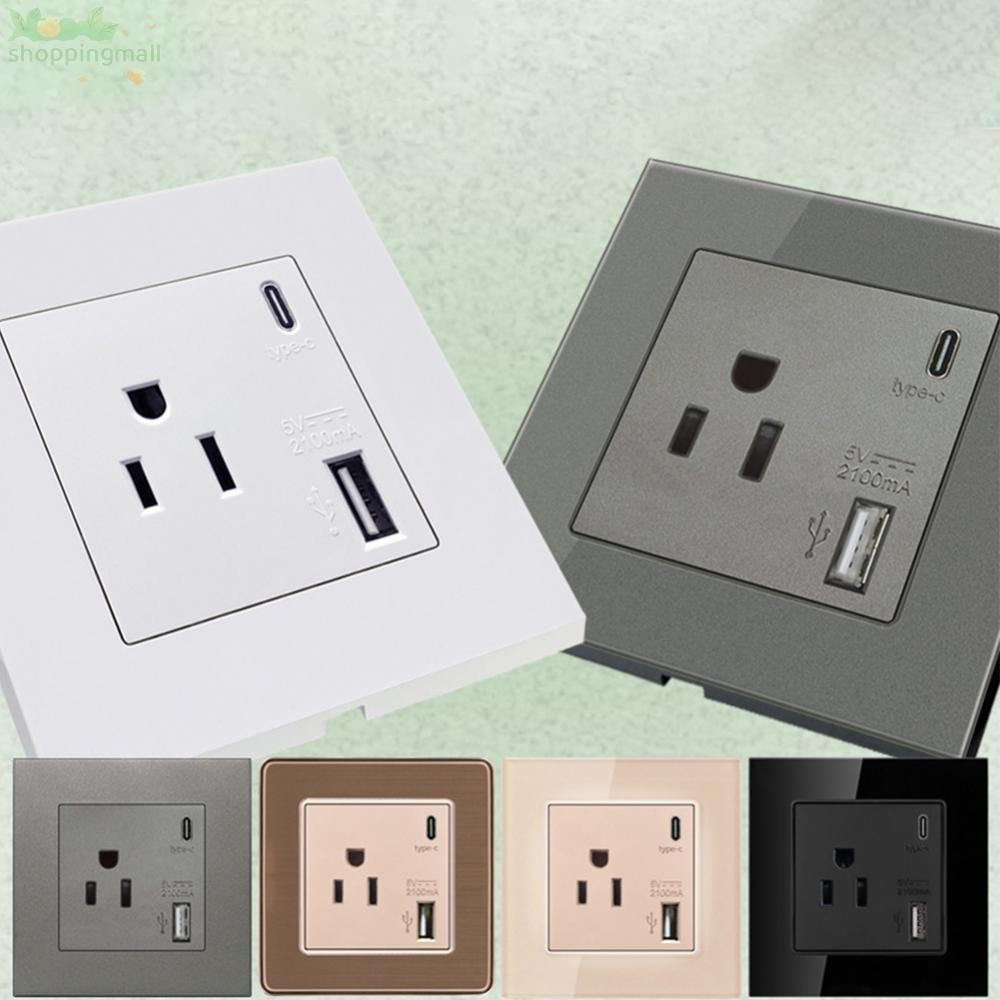 USB+Type C Socket for American Standard 16A Power Switch Easy Power ...