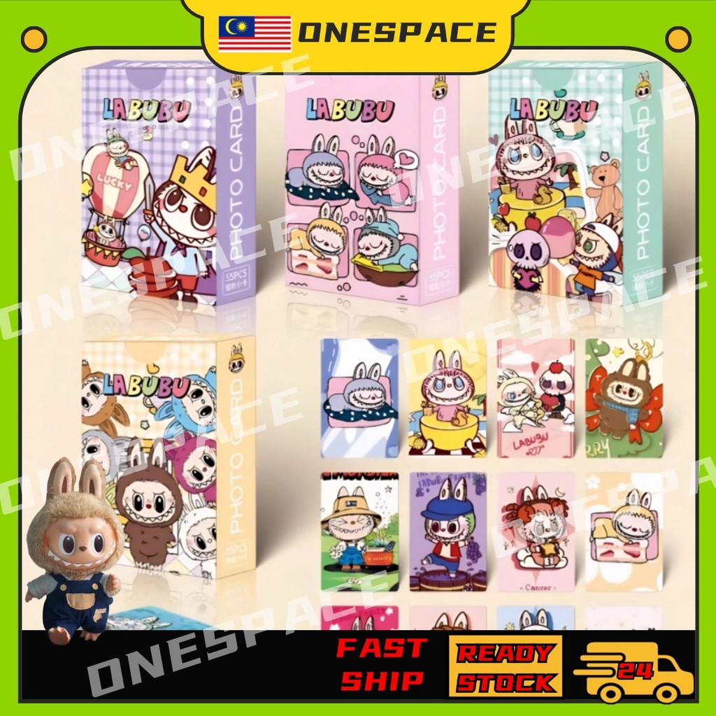 50pcs/box Labubu Sanrio Kuromi Photo Card Cinnamoroll My Melody Laser ...