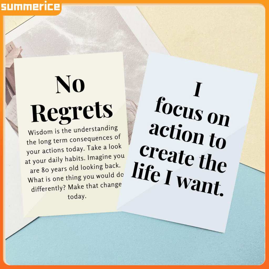 Motivation and Positivity Cards Set Pocket-sized Motivation Cards Cards ...