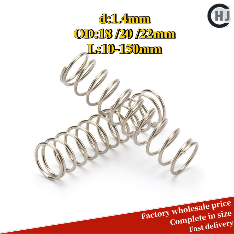 Buffer spring d1.4mm compression spring SUS304 stainless steel OD18/20 ...