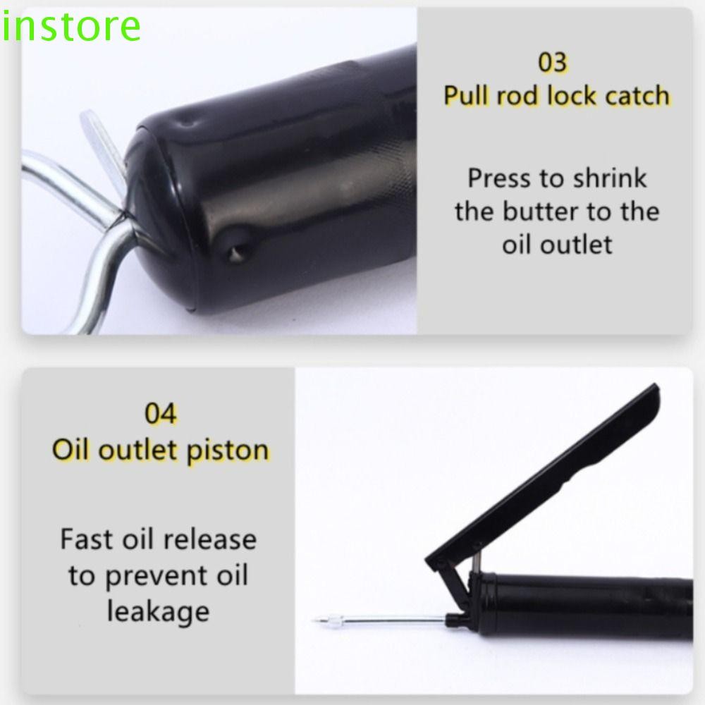 INSTORE Manual Single Press Barrel, Heavy Duty High Pressure Grease ...