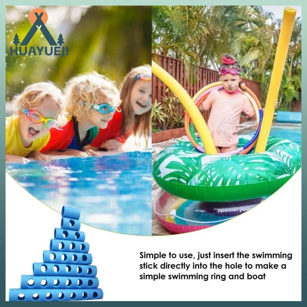 HUAYUEJI Foam Connector, Training Aids Swimming Stick Holed Swimming ...
