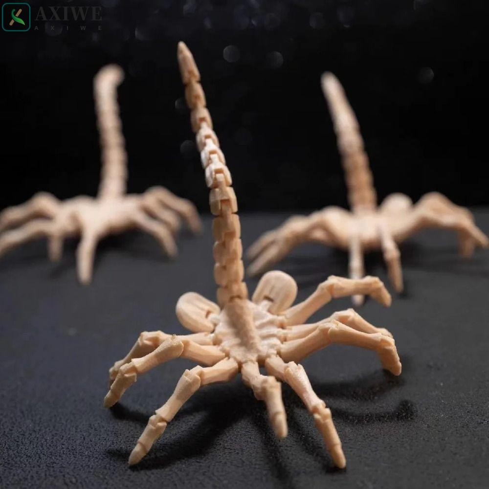AXIWE Alien Facehugger Model, Fully Articulated Ailen Action Figure ...