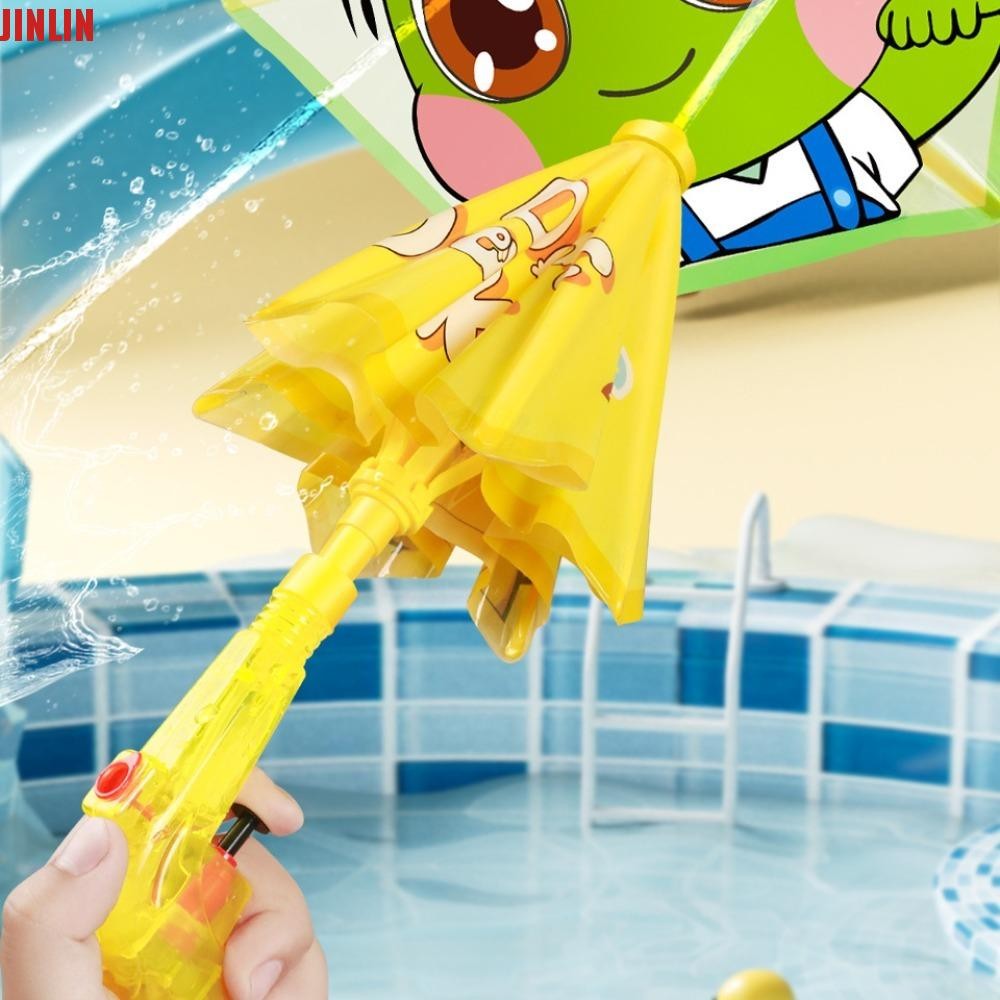 JINLIN Children's Umbrella Water Toy, Yellow Duck Kuromi Umbrella Water ...