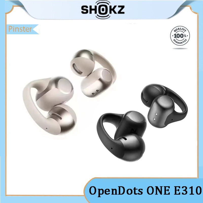 Shokz OpenDots ONE E310 Wireless Bluetooth 5.4 Earphones Titanium Dynamic Dolby Audio AI Noise ...