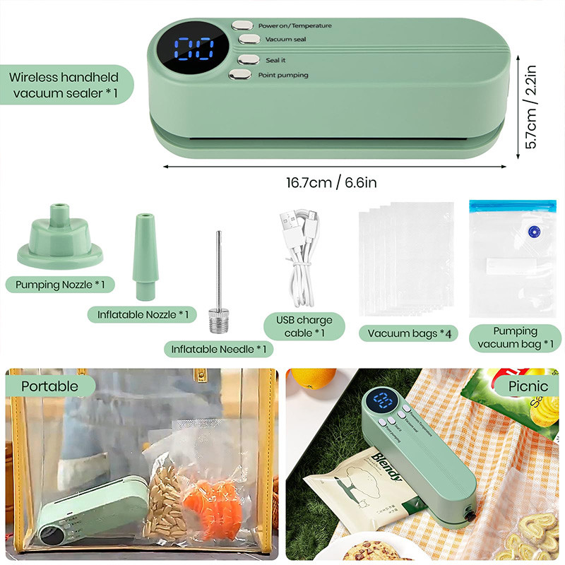 Food Vacuum Packaging Machine Household Automatic Vacuum Sealing Machine Sealer Machine Vacuum ...