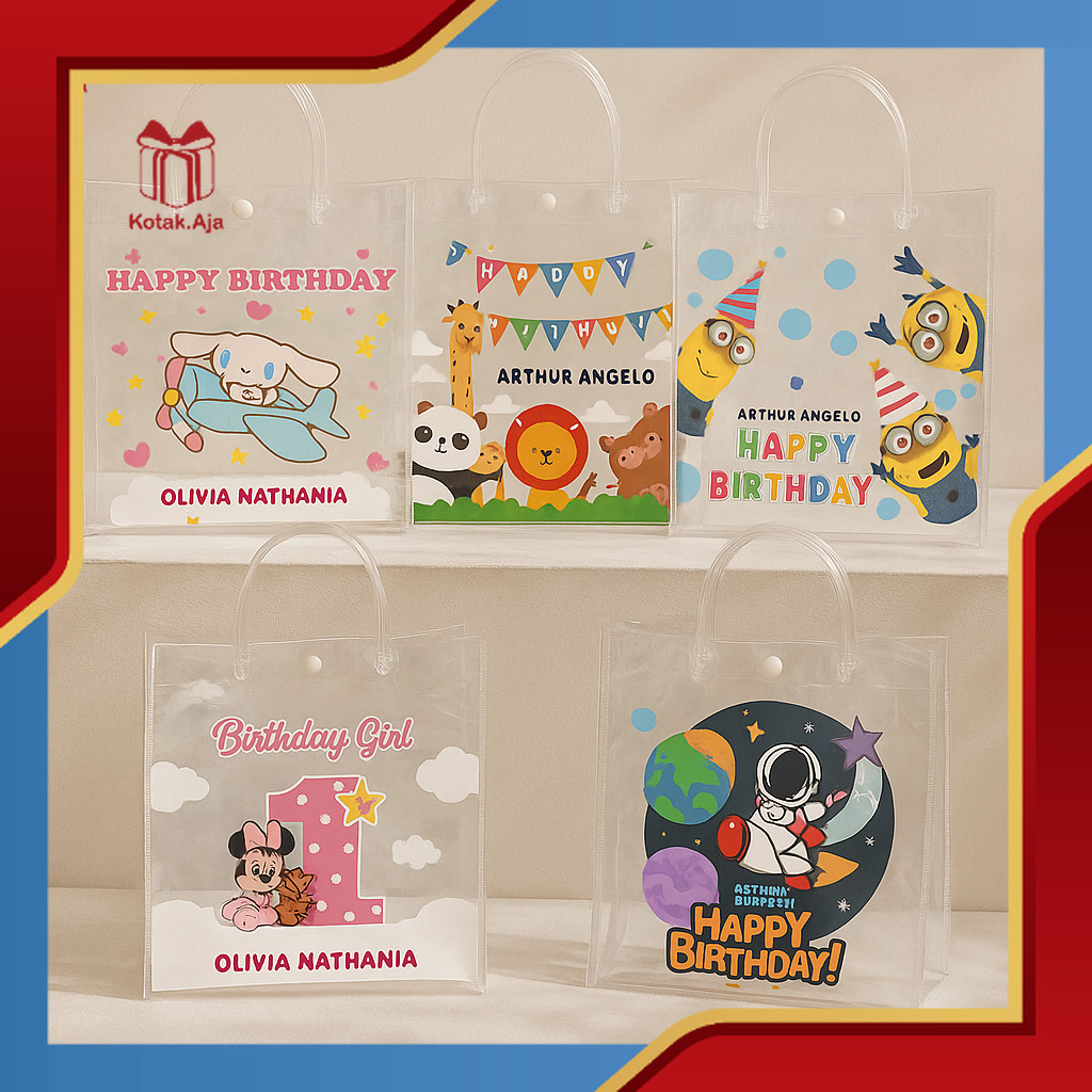 MINIMAL [MINIMUM ORDER 15 PCS] Custom Mica Bags / Children's Birthday ...