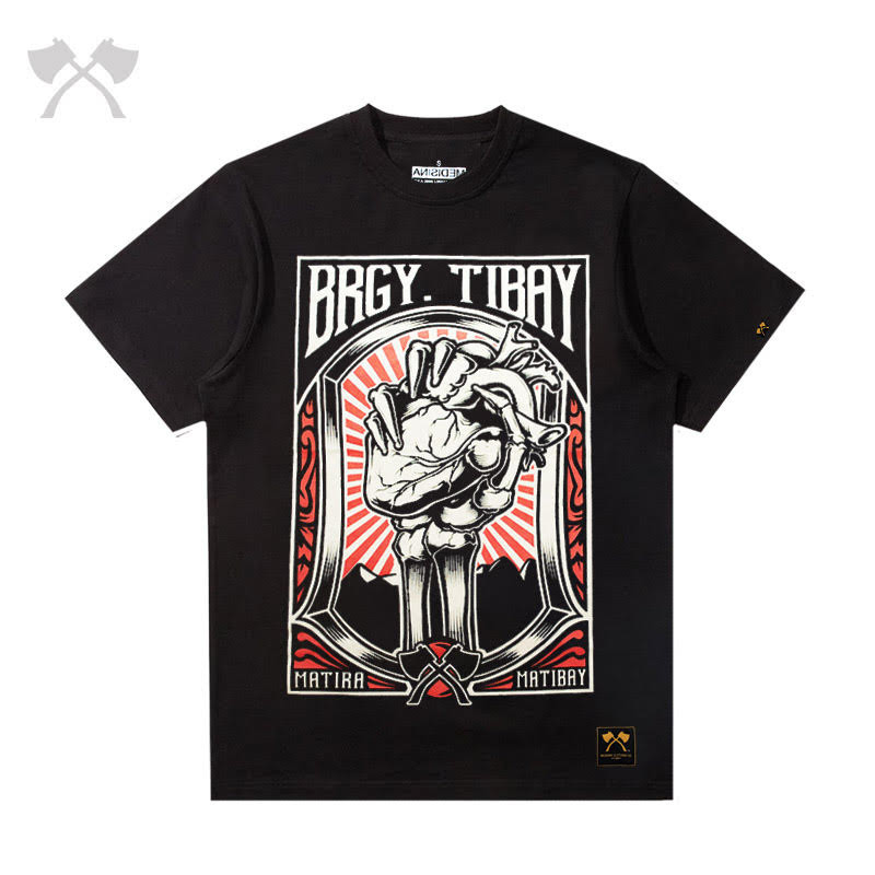 MEDISINA x BRGY TIBAY PUSO BLACK TSHIRT | Shopee Philippines