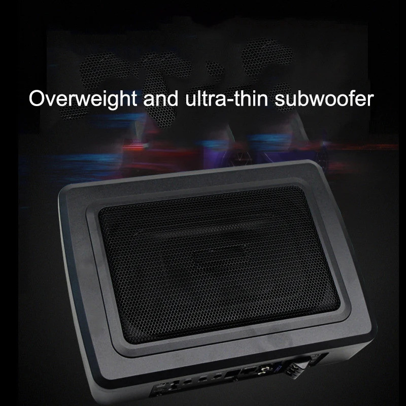 6*9 Inch 600W Wood Texture Car Subwoofer With treble Slim Under Seat ...