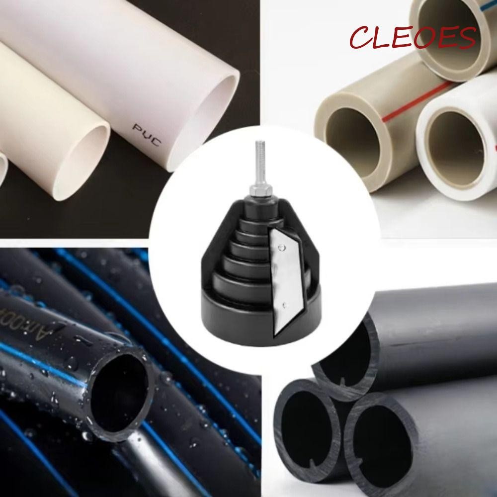 CLEOES PVC Deburring Tool, Quick Pipe Cutter Finishing 20-63mm PVC ...