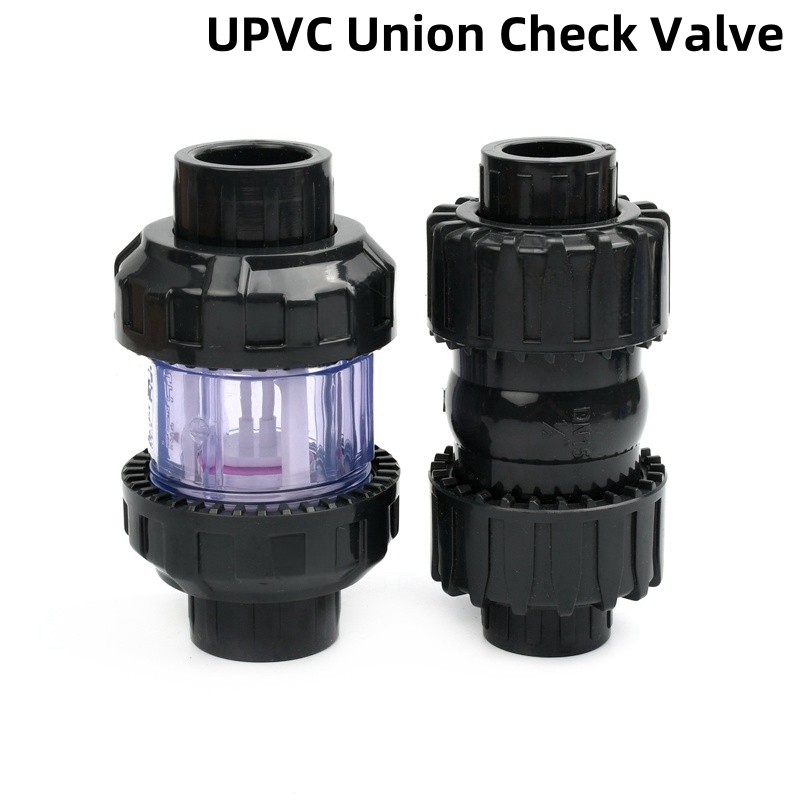 20~63mm Hi-Quality UPVC Union Check Valve Aquarium Garden Irrigation ...