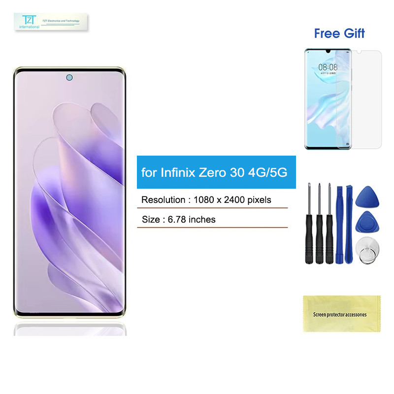 Super Amoled for Infinix Zero 30 4G/5G X6731B X6731 LCD Display Oled ...