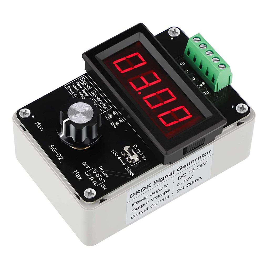 0-20mA/4-20mA/0-10V Signal Generator Adjustable Current Voltage ...