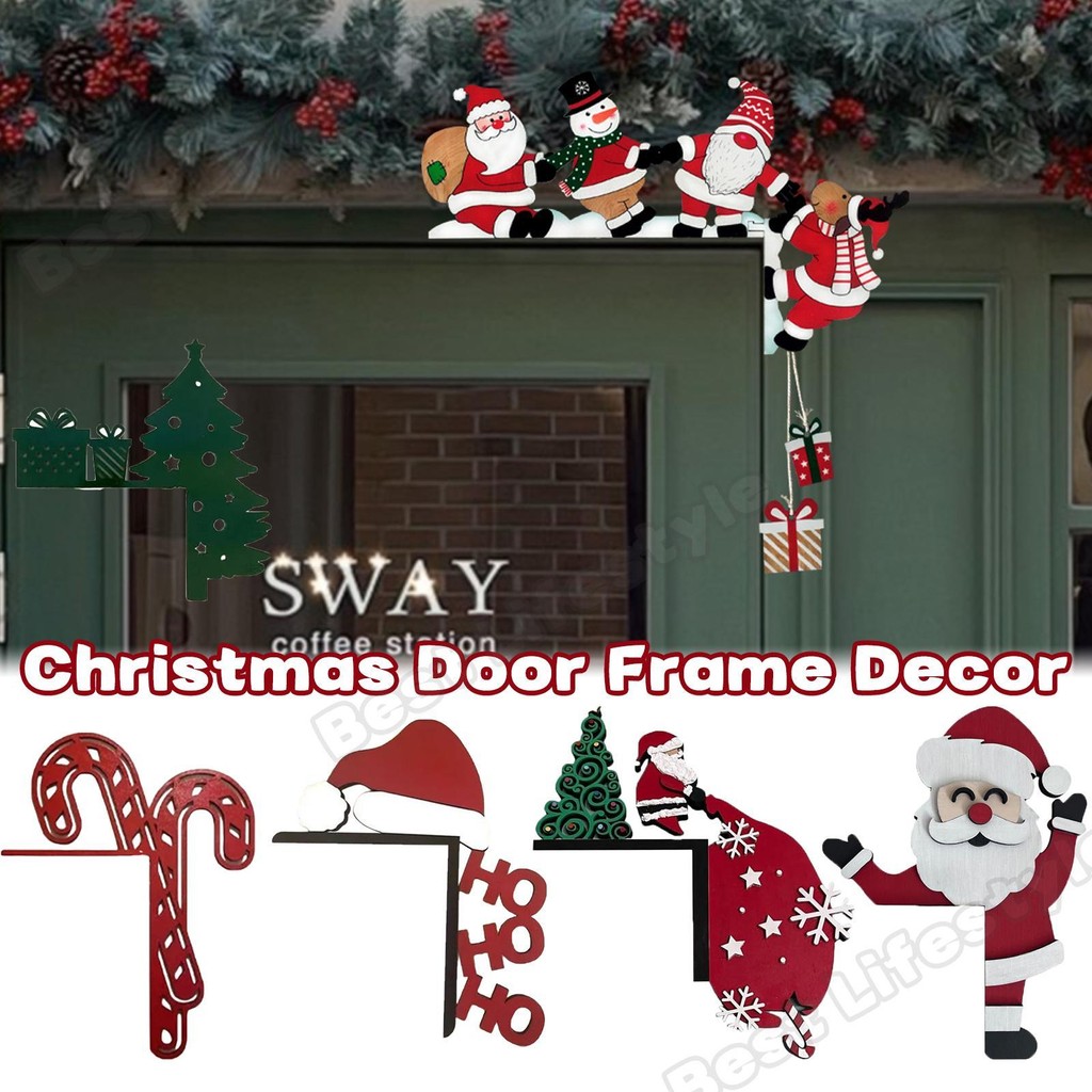 Christmas Door Frame Decor Decorative Holiday Door Frame SignChristmas ...