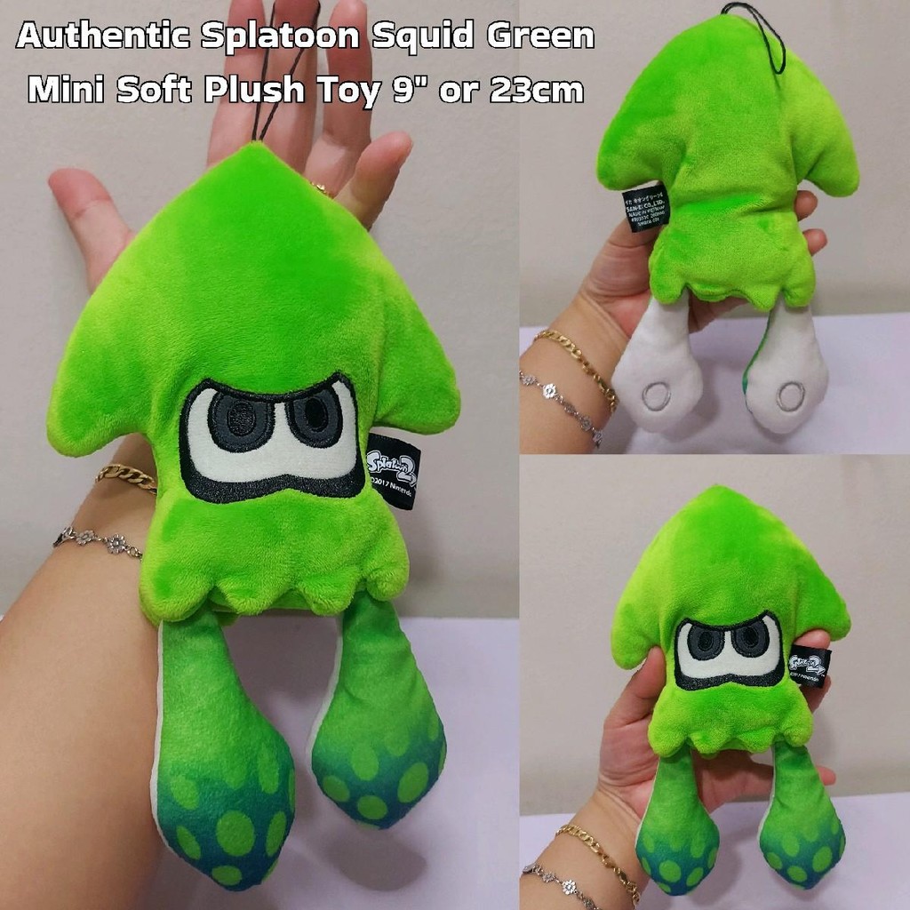Authentic Splatoon Squid Green Mini Soft Plush Toy | Shopee Philippines