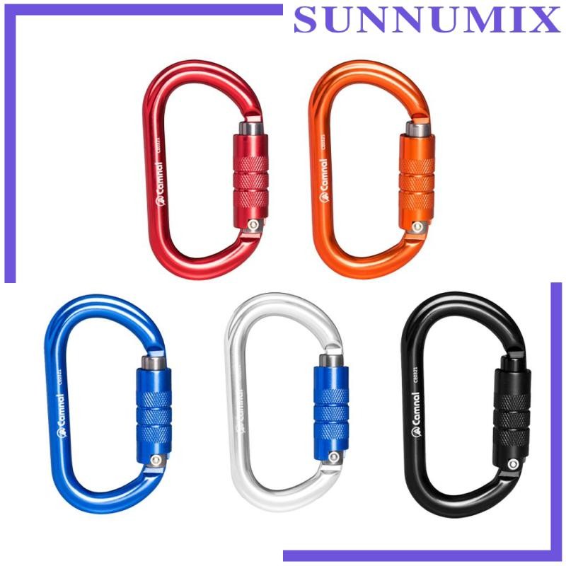 [Sunnimix] High Strength Outdoor Aluminum Rock Climbing Locking ...