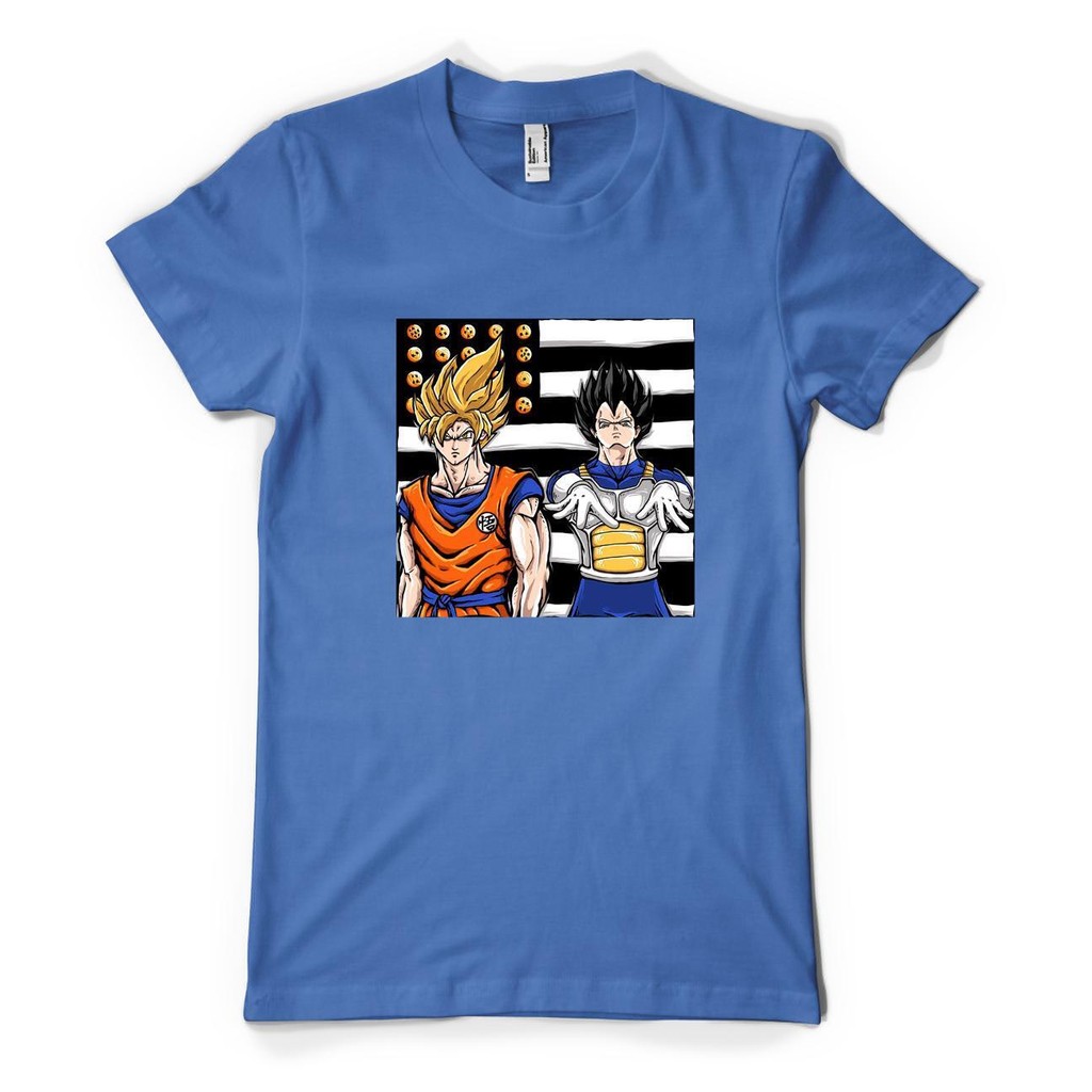 Honoured Goku Standing Flag Dragon Cartoon Personalised Unisex Adult T ...