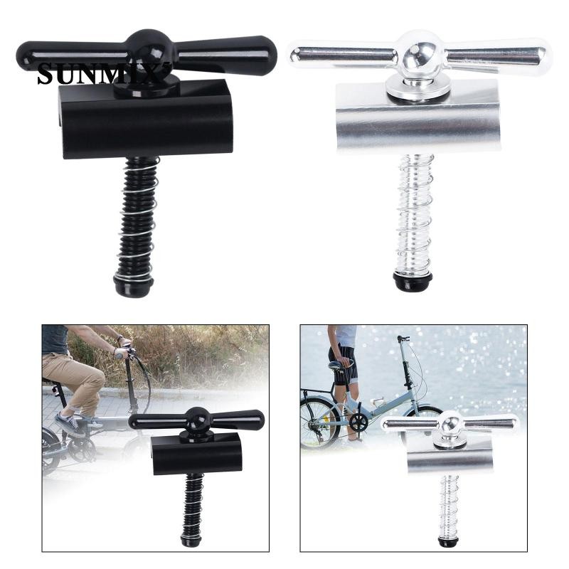 [ Folding Bike Hinge Clamp Aluminium Alloy Tight Buckle Hinge Clamp ...