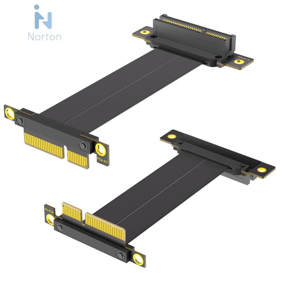 PCI-E 4.0 Riser Cable Video Card High-Speed Flexible Extender Length ...