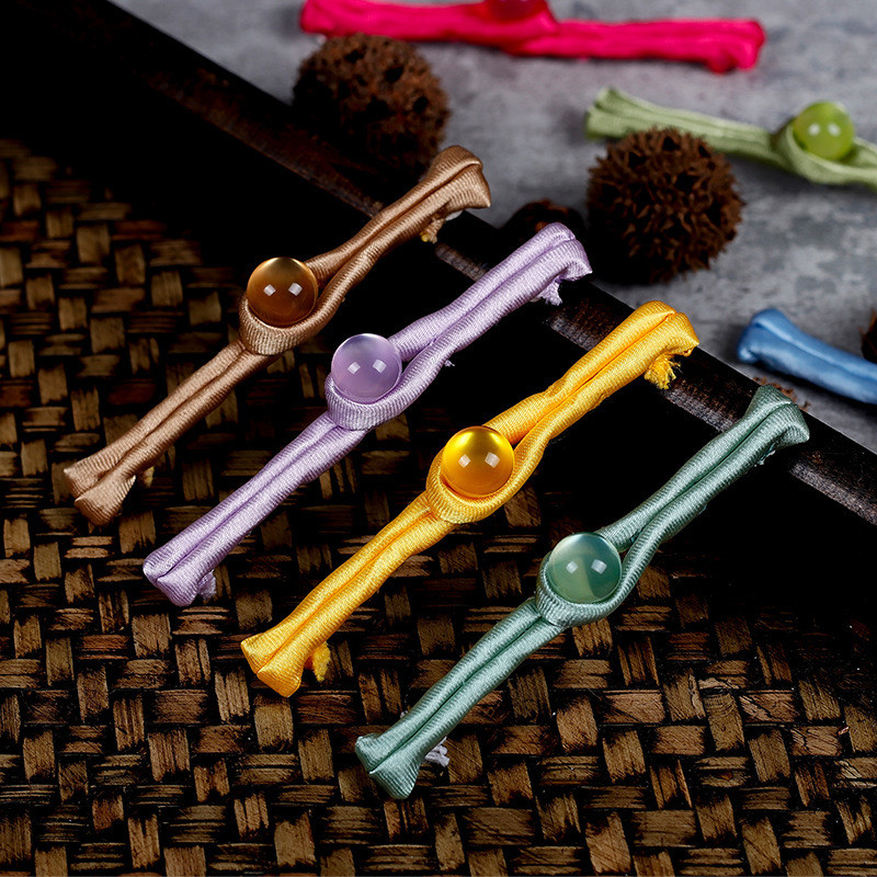 Cheongsam Frog Button Button Jade Bead Word Buckle Tang Costume Han ...