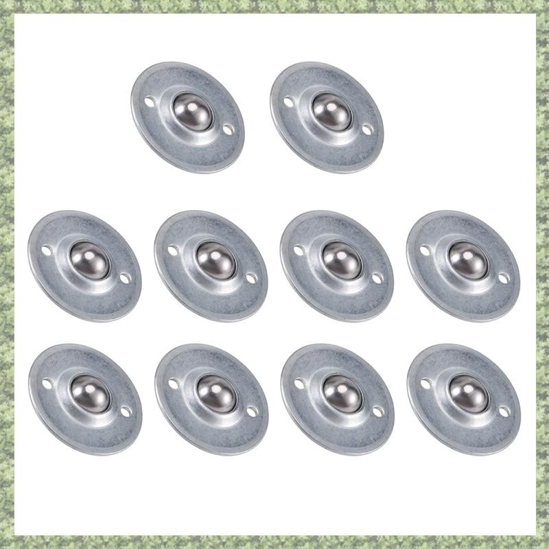 (K T) 10Pcs -16B 5/8-Inch Bearing Steel Roller Ball Flange Conveyor ...