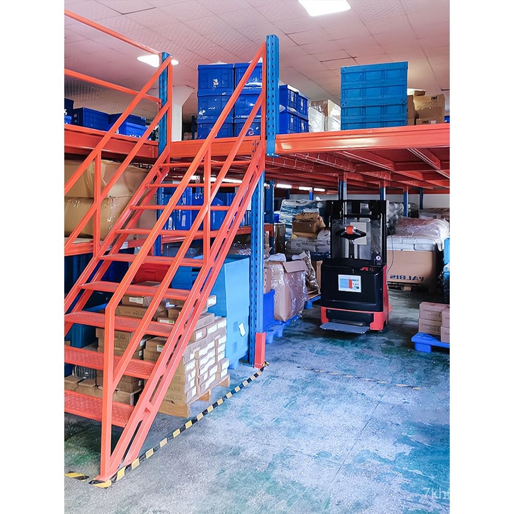 ly Second Floor Heavy-Duty Steel Warehouse Attic Platform Shelf ...