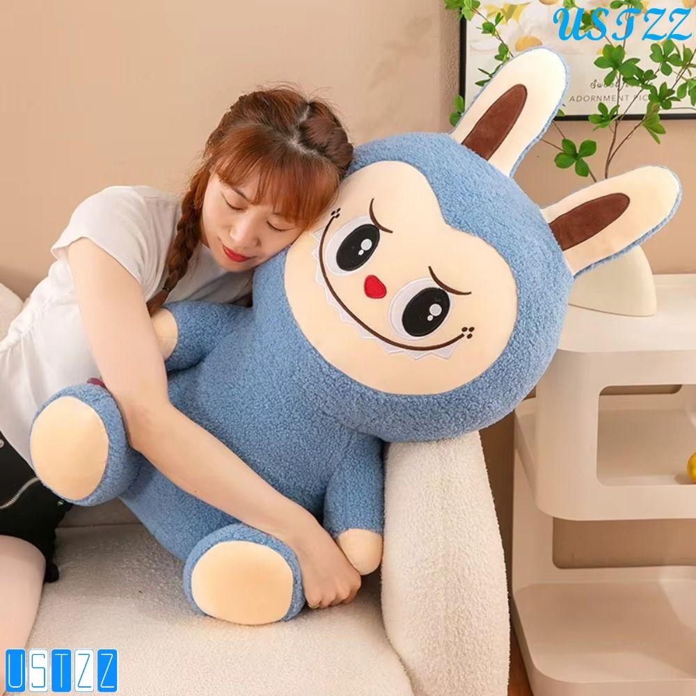USTZZ Labubu Plush Stuffed Doll, Big Eye Cartoon Labubu Time Plush Toy ...