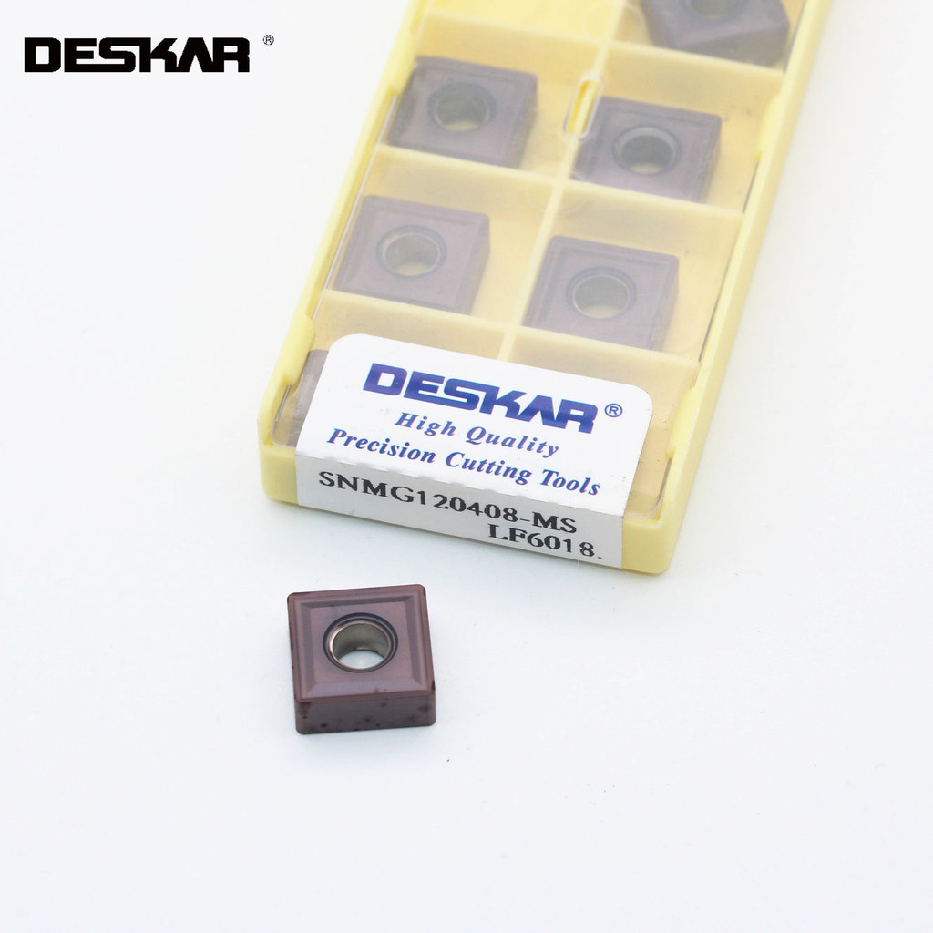 DESKAR SNMG120404 SNMG120408 MA MS LF6018 CNC Turning Tools Carbide Inserts Lathe Cutter Cutting ...