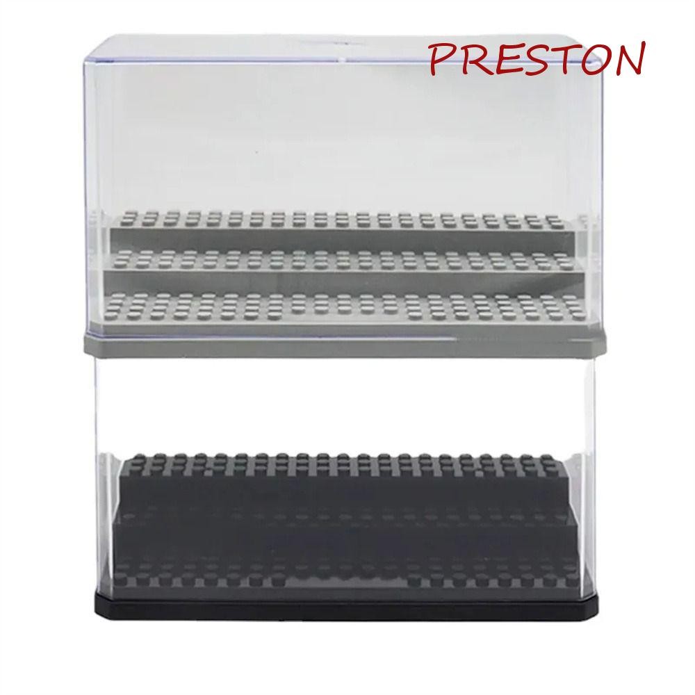 PRESTON Building Blocks Display Box, 3 Steps Transparent Car Model Show ...