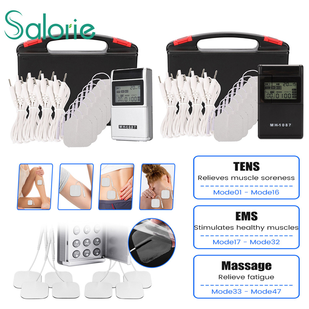 Tens Muscle Stimulator 48-Mode Electric EMS Acupuncture Body Massage ...