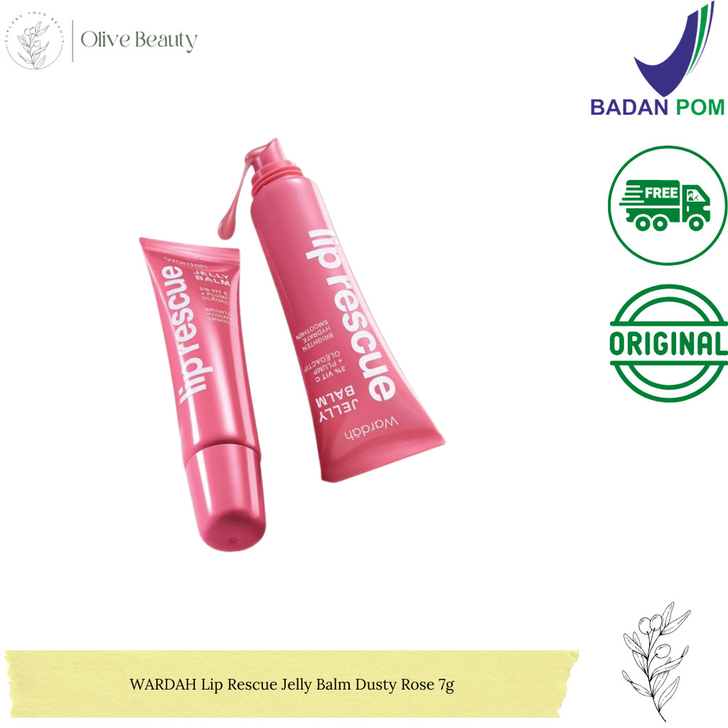Wardah Lip Rescue Jelly Balm Dusty Rose 7g | Shopee Philippines