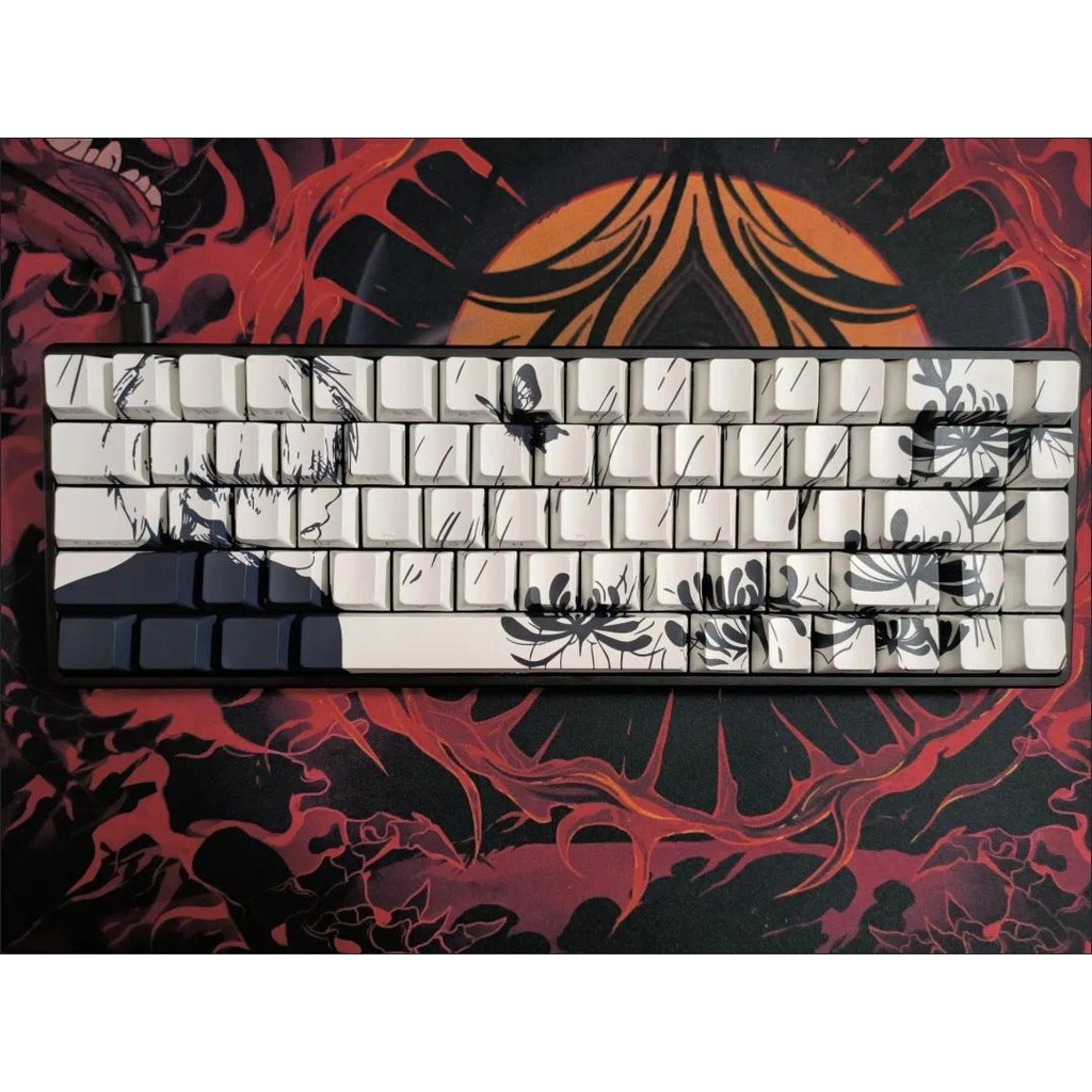 【Big Set】Kaneki Ken Keycap Cherry Profile 130 Keys PBT Letter Side ...