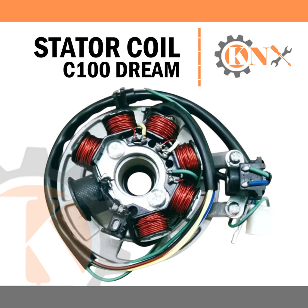 MOTORCYCLE PARTS STATOR COIL FOR DREAM / C100 | Shopee Philippines