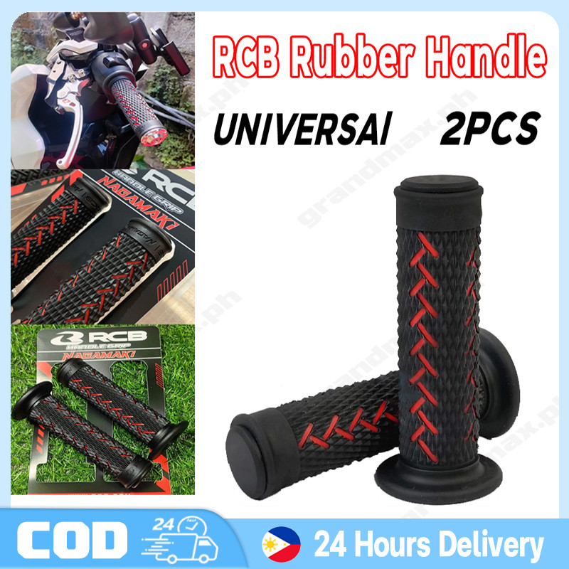 RCB HANDLE GRIP NAGAMAKI UNIVERSAL Black/Red Universal 2PCS | Shopee Philippines