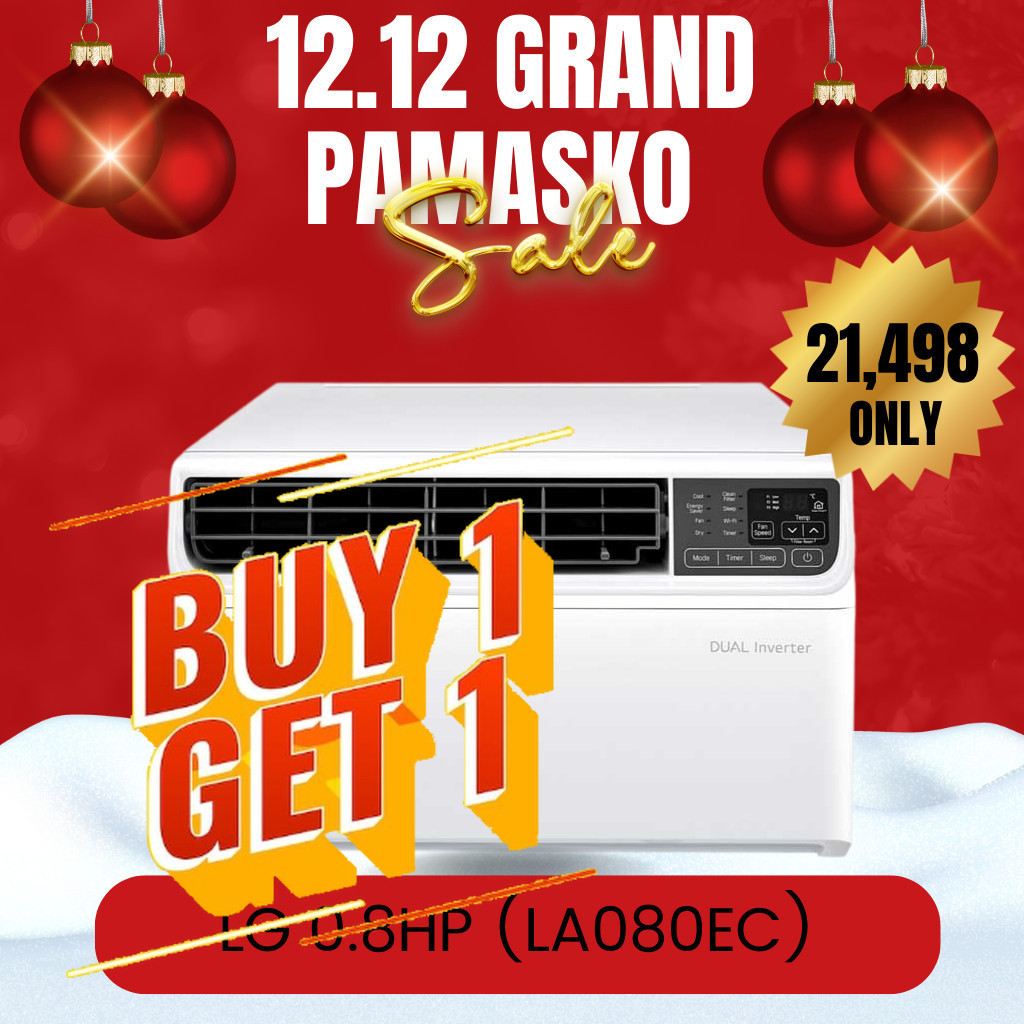 LG 0.8hp LA080EC Dual Inverter Window Type Aircon | Shopee Philippines