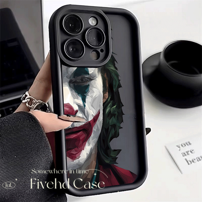 Cool Joker Casing Compatible for IPhone 16 11 15 13 14 12 Pro Max Matte ...