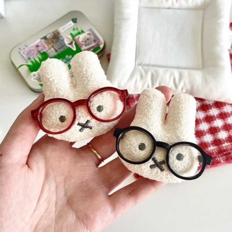 Cute Rabbit Plush Embroidered Badge Cartoon Baking Brooch Anime ...