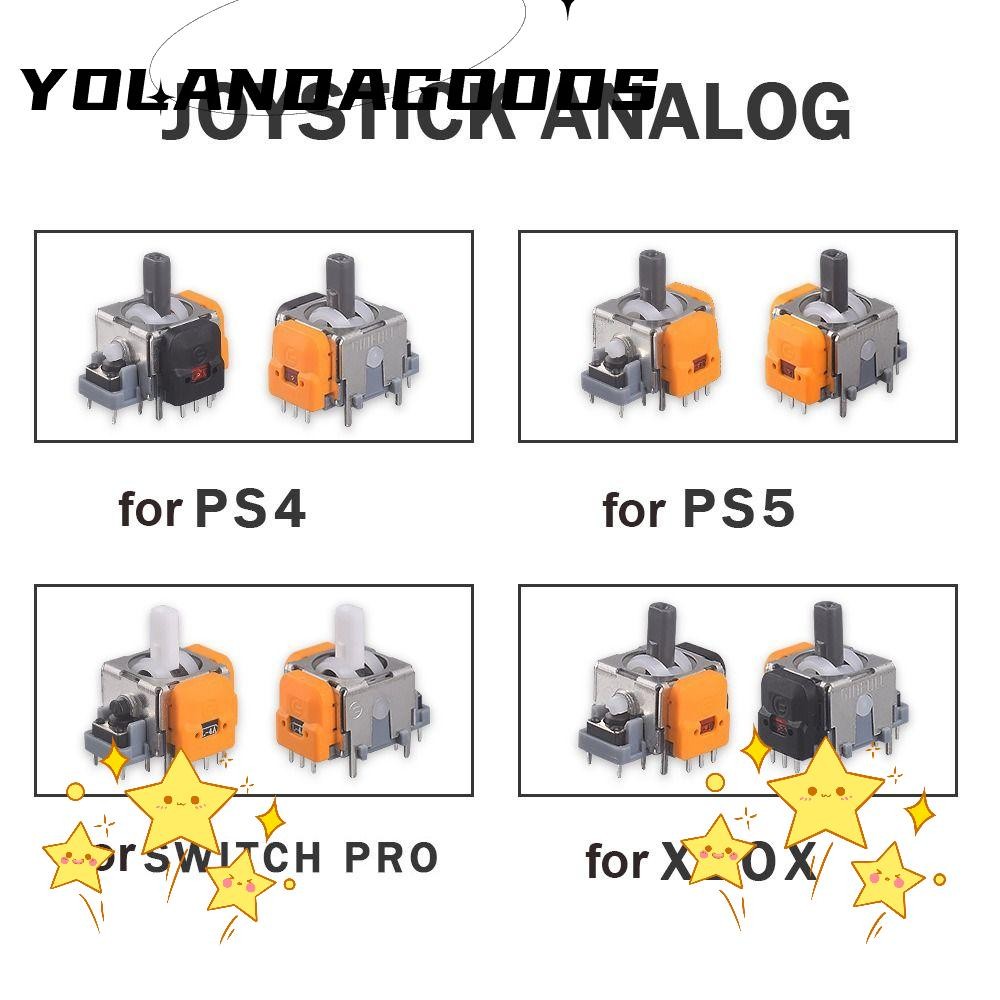 YOLA Hall Effect Joystick Module, for Playstation 5 Analog Sensor ...