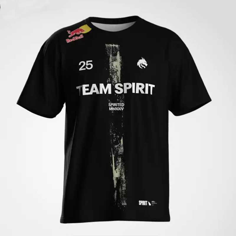 2025 New Team Spirit Jersey Dota CS2 ESports Game Uniform Men T-Shirt ...