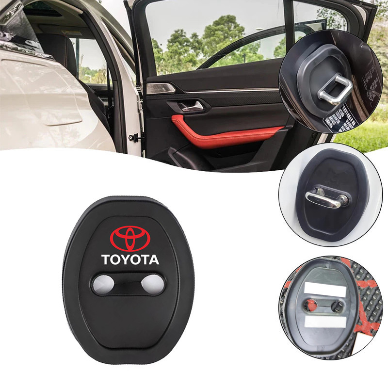 [Ready Stock] 1pc Toyota Silicone Car Door Lock Protection Cover Door ...