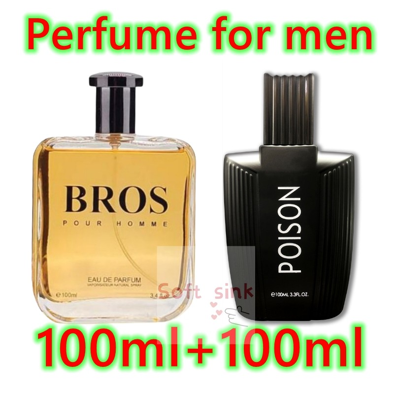 BROS PERFUME SPRAY FOR MEN 100ML | Shopee Philippines