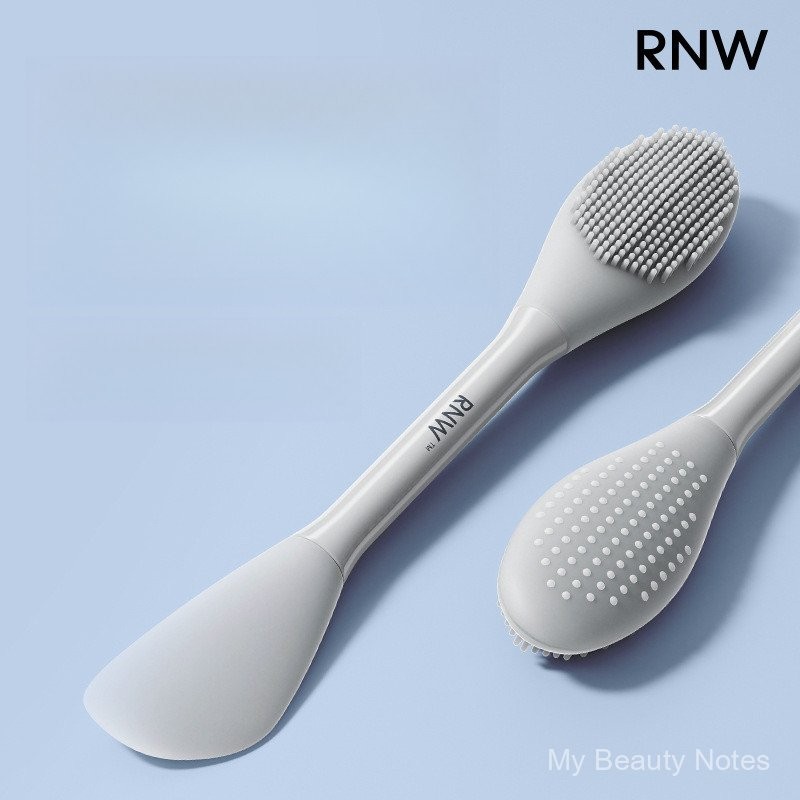 RNW Facial Mask Brush Polishing Soft Silicone Double-Headed Freely ...