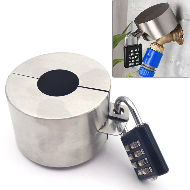 Outdoor Faucet Cover Stainless Steel Faucet Locking Device Anti-Theft ...