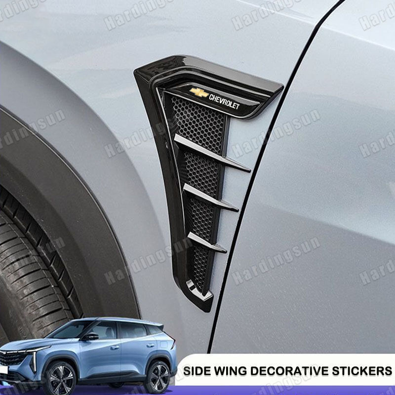 Carbon Car Fender Side Vents Decoration Emblem Sticker Suitable for ...