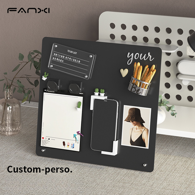 Magnetic Message Board Vertical Whiteboard Desktop Small Blackboard ...