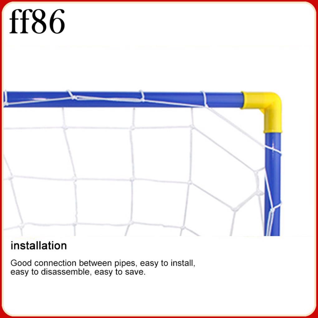 Folding Mini Football Soccer Ball Goal Net Outdoor Child Plastic Gift ...