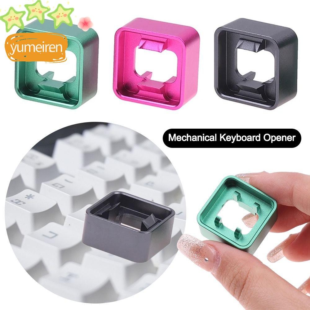 YUMEIREN Keycaps Shaft Opener, CNC Aluminum Alloy Mechanical Keyboard Opener, 3 in 1 Keyboard ...