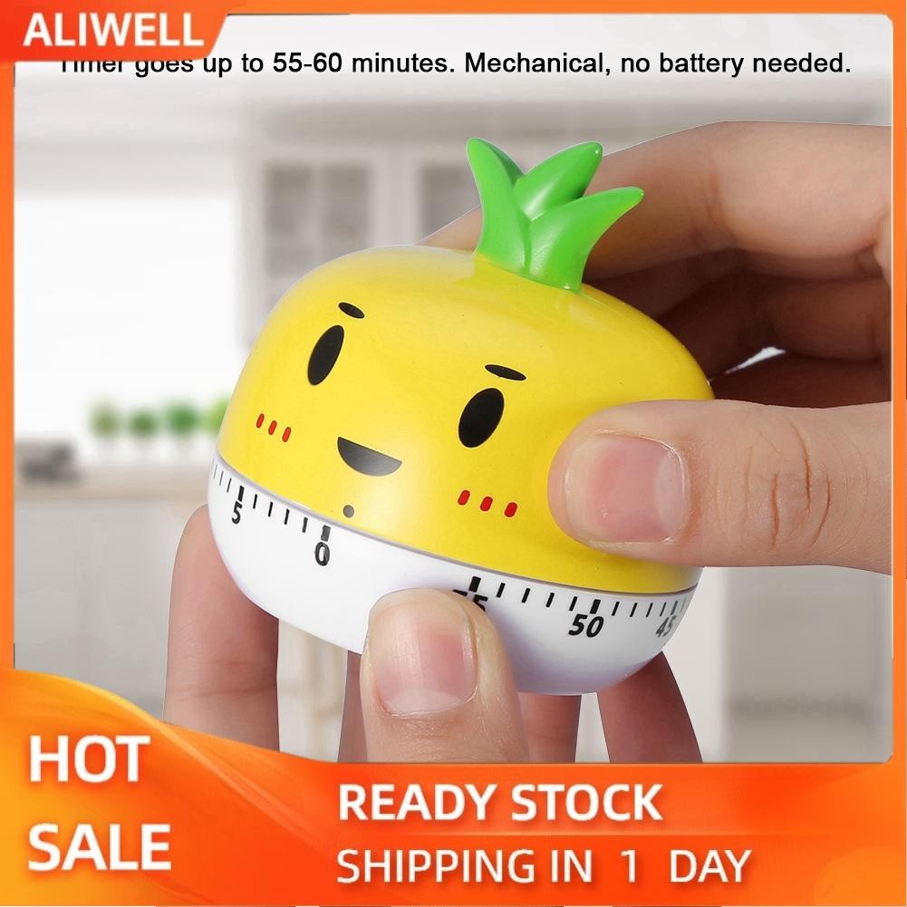 Aliwell Mechanical Cooking Timer Manual Vegetables Shape Counters For ...