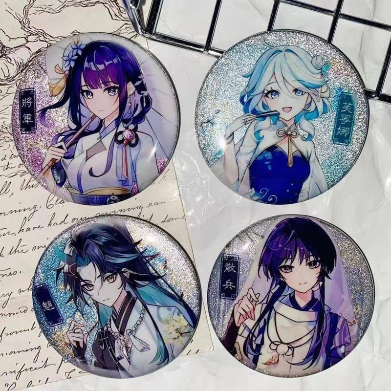 Game Cartoon Genshin Impact Pins Xiao Beelzebul Raiden Shogun Wanderer ...